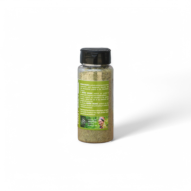 Aromatic & Delicious Pahadi Mint Salt - Nirvana Organic India